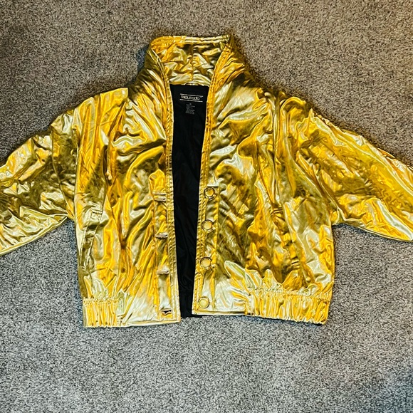 Maurado | Jackets & Coats | Vintage Maurado Metallic Gold Puffer Coat ...